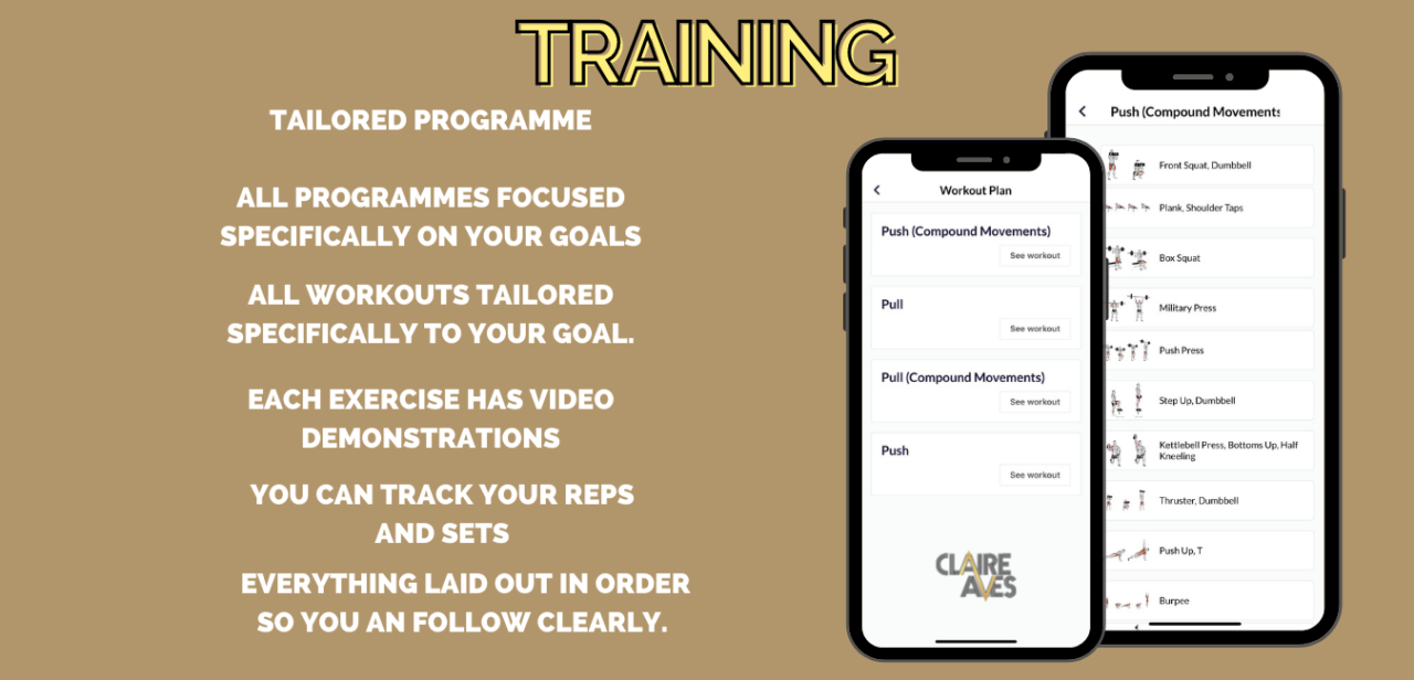 CLAIRE AVES - ONLINE COACH & PERSONAL TRAINER - Claire Aves Fitness